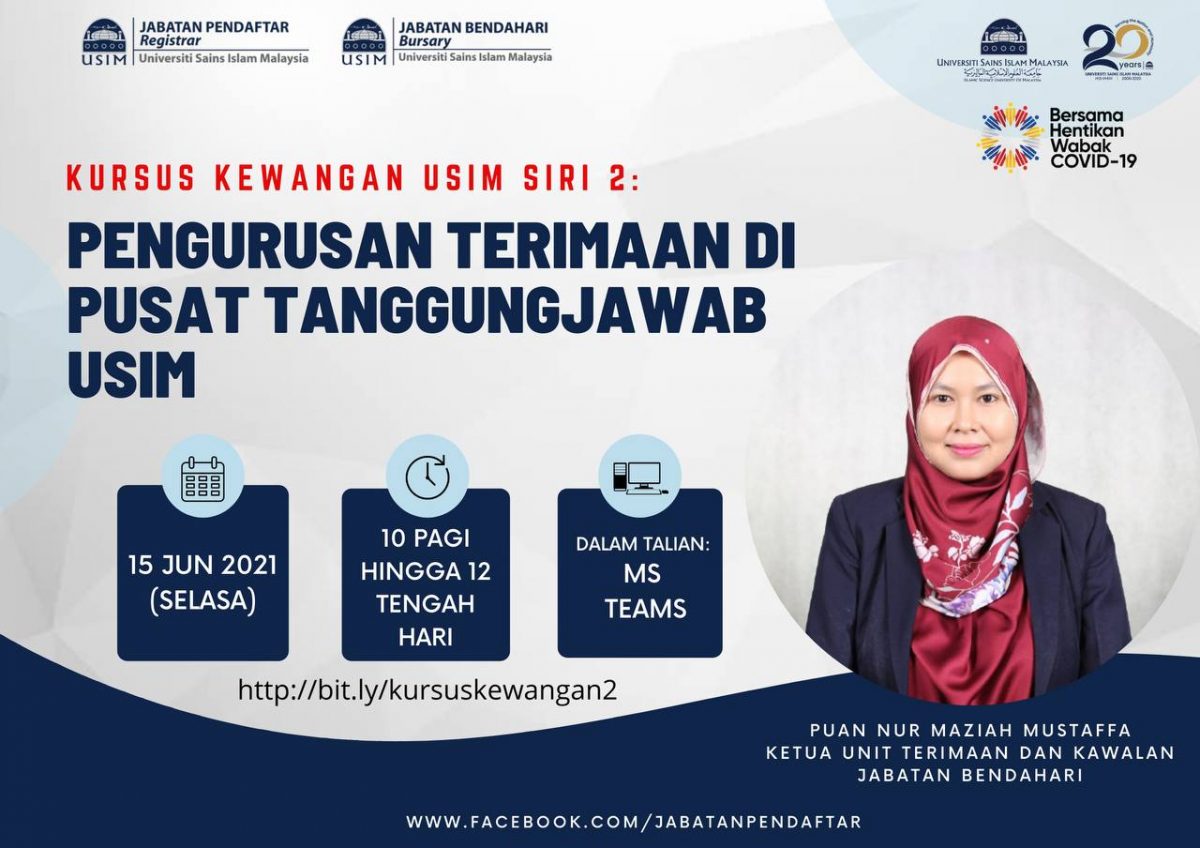 Kursus Kewangan USIM – JABATAN BENDAHARI USIM
