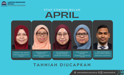 Staf Contoh Jabatan Bendahari 2023 – JABATAN BENDAHARI USIM