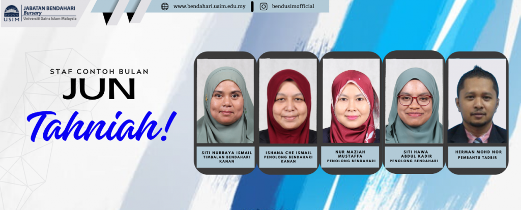 Staf Contoh Jabatan Bendahari 2024 – JABATAN BENDAHARI USIM