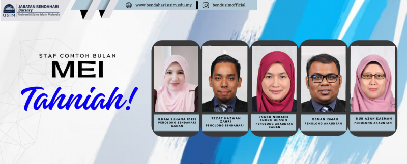 Staf Contoh Jabatan Bendahari 2024 – JABATAN BENDAHARI USIM